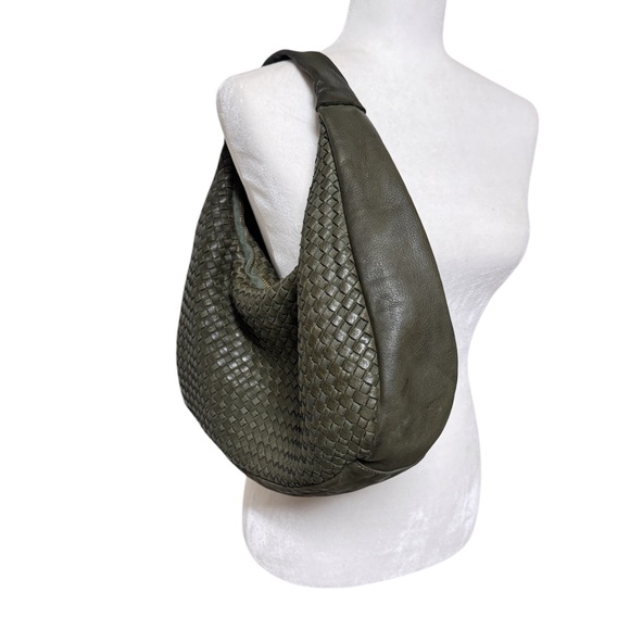 Sundance | Bags | Sundance Catalog Lanna Olive Woven Leather Bag Supple ...